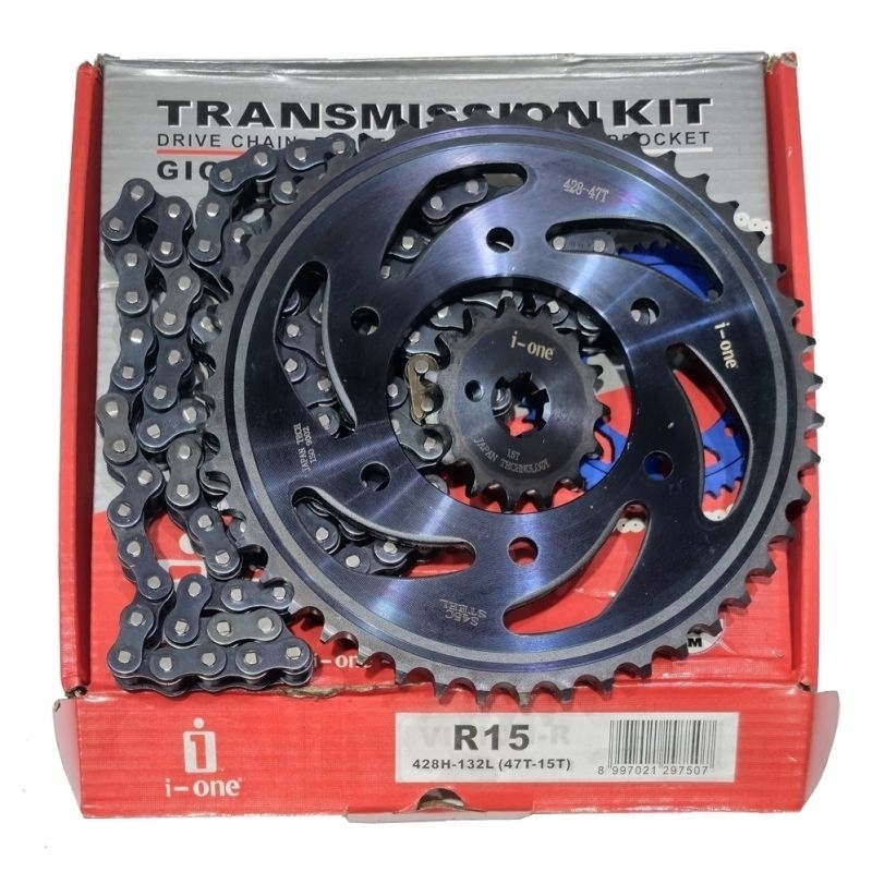 Jual GIR PAKET GIRSET GEARSET I-ONE TITANIUM R15 V1 / V2 - XABRE VIXION ...