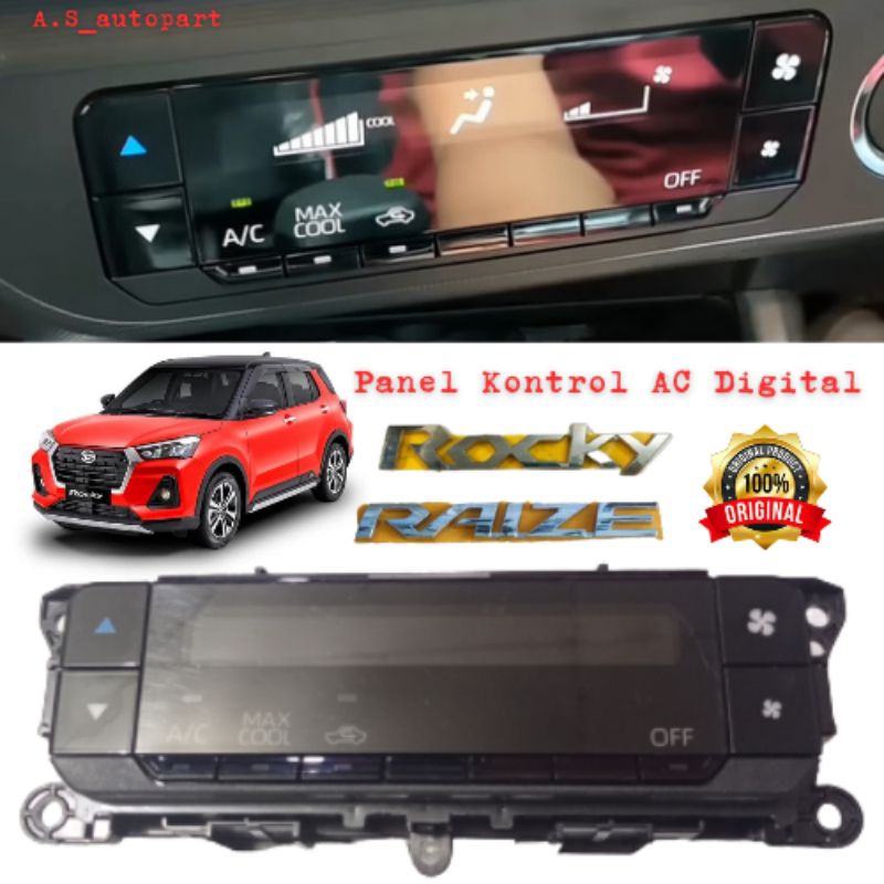 Jual Panel Kontrol Ac Digital Panel Ac Auto Climate Control Raize Rocky ...