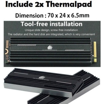 Jual Heatsink Cooler Pendingin SSD NVMe M.2 For Laptop Notebook PC ...