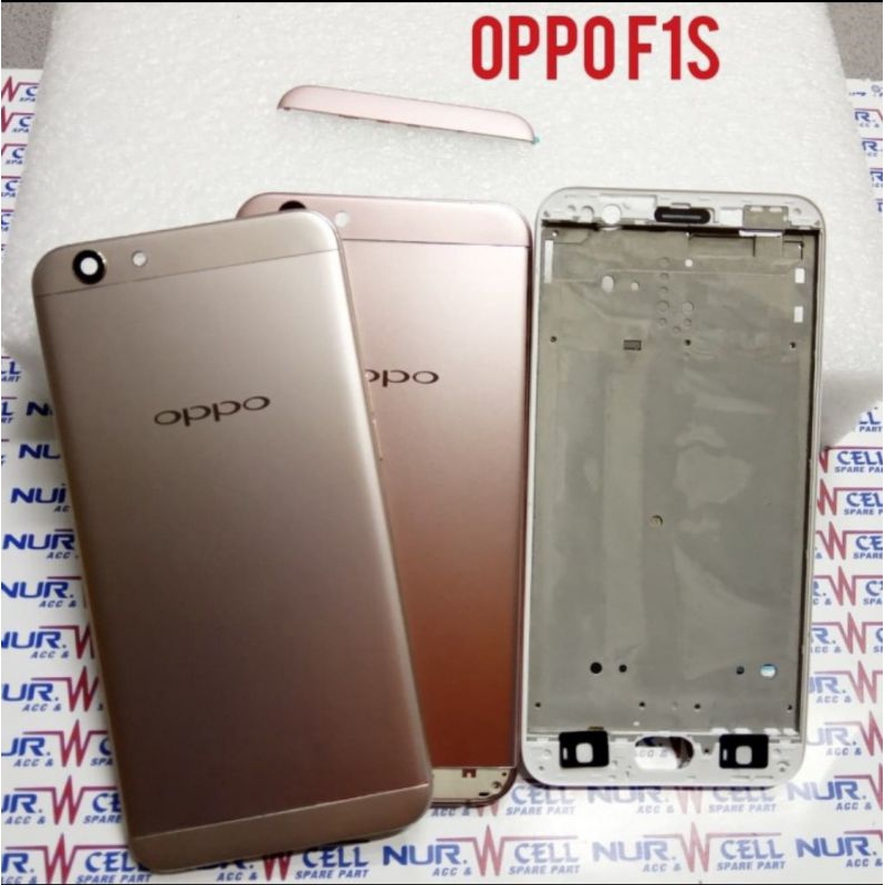 Jual kesing housing casing full set oppo f1s frame + backdoor | Shopee ...