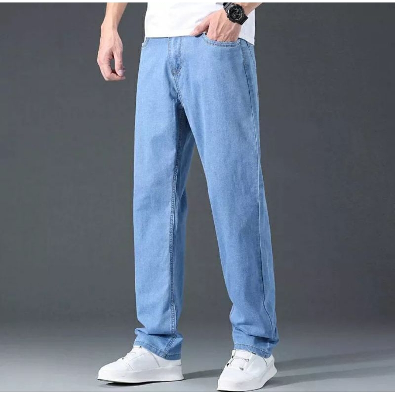 Jual CELANA JEANS PRIA PANJANG STANDAR REGULER BASIC PANTS / JEANS PRIA ...