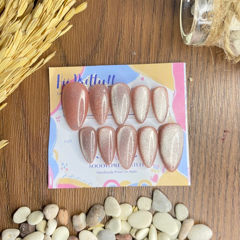 Jual Cat eye press on nails by Soooveprettystuff | Shopee Indonesia