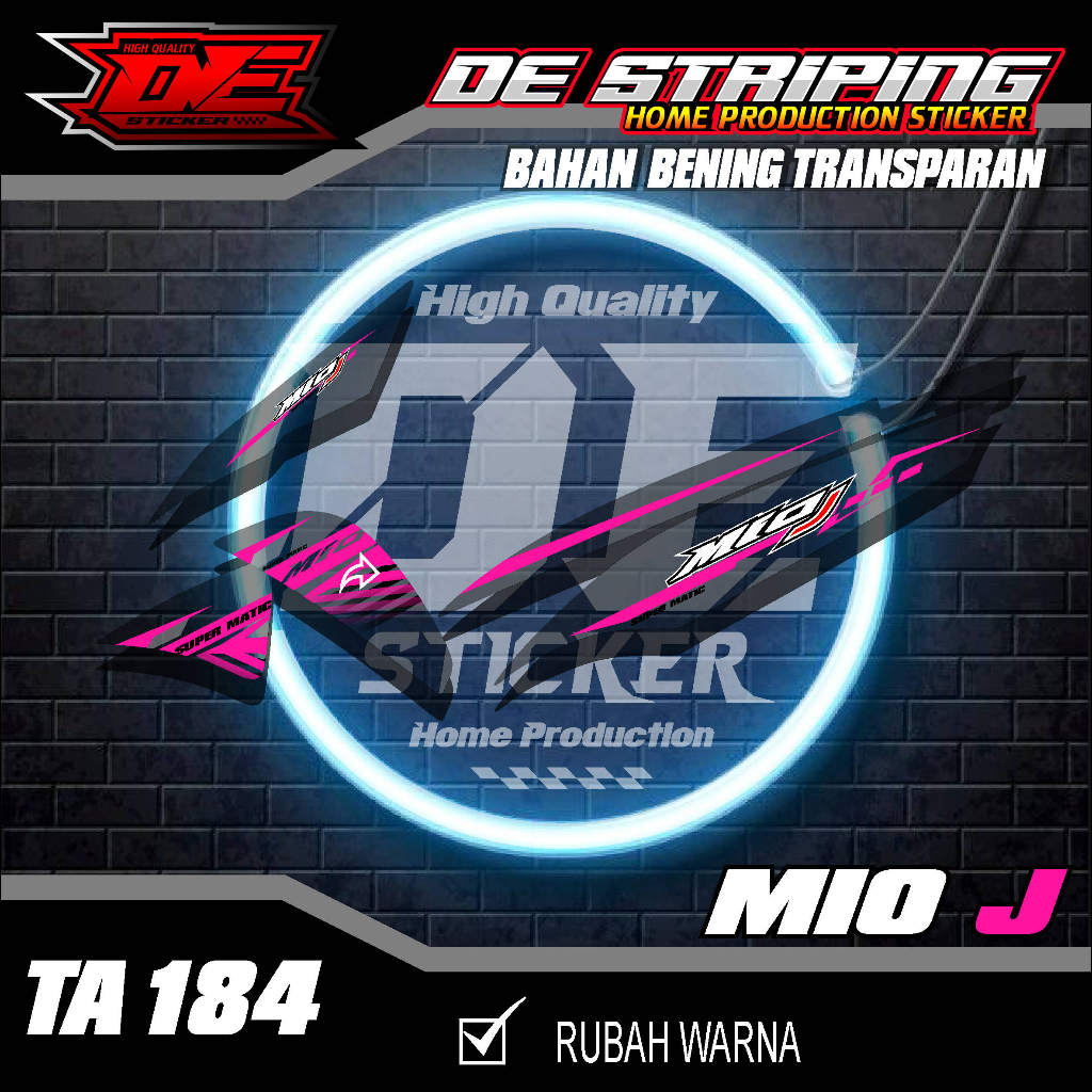 Jual Striping Stiker Motor Mio J Semifull Keren Motif Balab Bahan ...