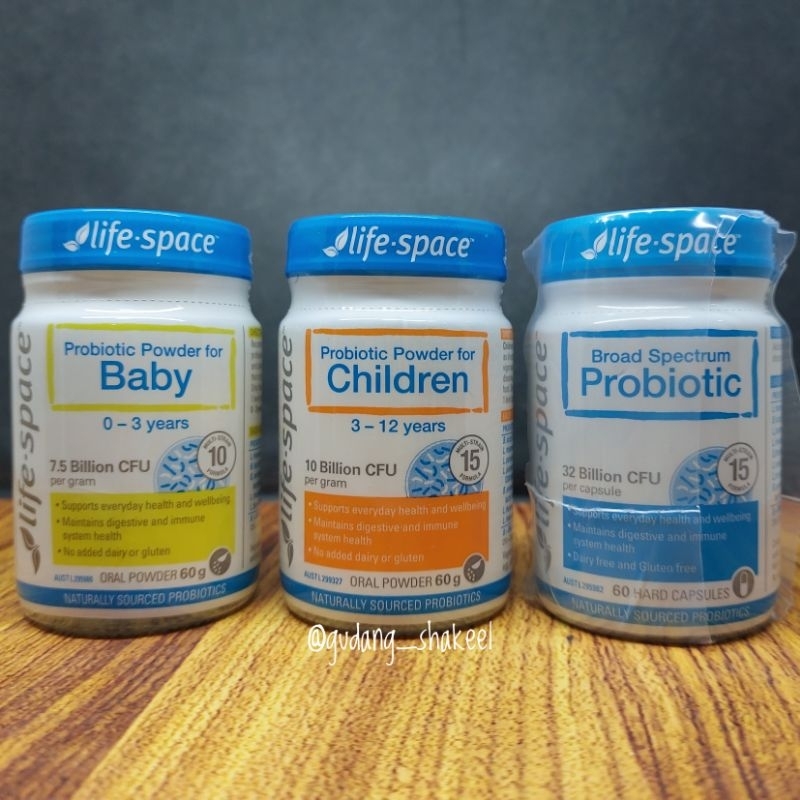 Jual Life Space Probiotic Powder for Baby / Children 60g / Broad ...