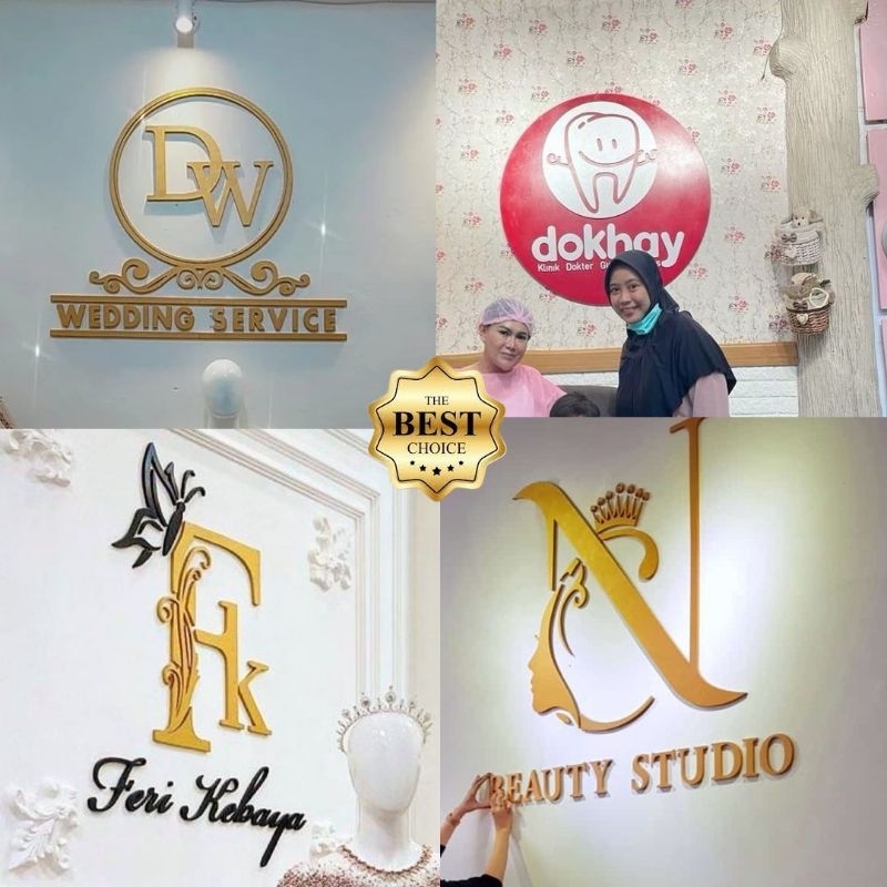 Jual Bergaransi Custom Logo Kayu aesthetic / Logo Kayu / Papan Iklan ...