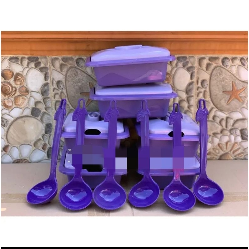 Jual Satu set basi prasmanan queen 6pcs bonus sendok 6pcs | Shopee ...