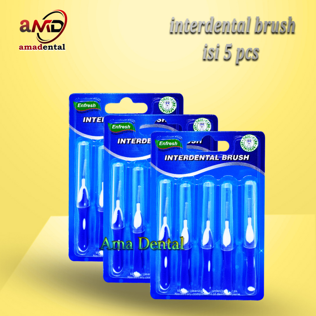 Jual Sikat Gigi Behel Ortho Interdental Brush Lurus Size 0.6mm | Shopee ...