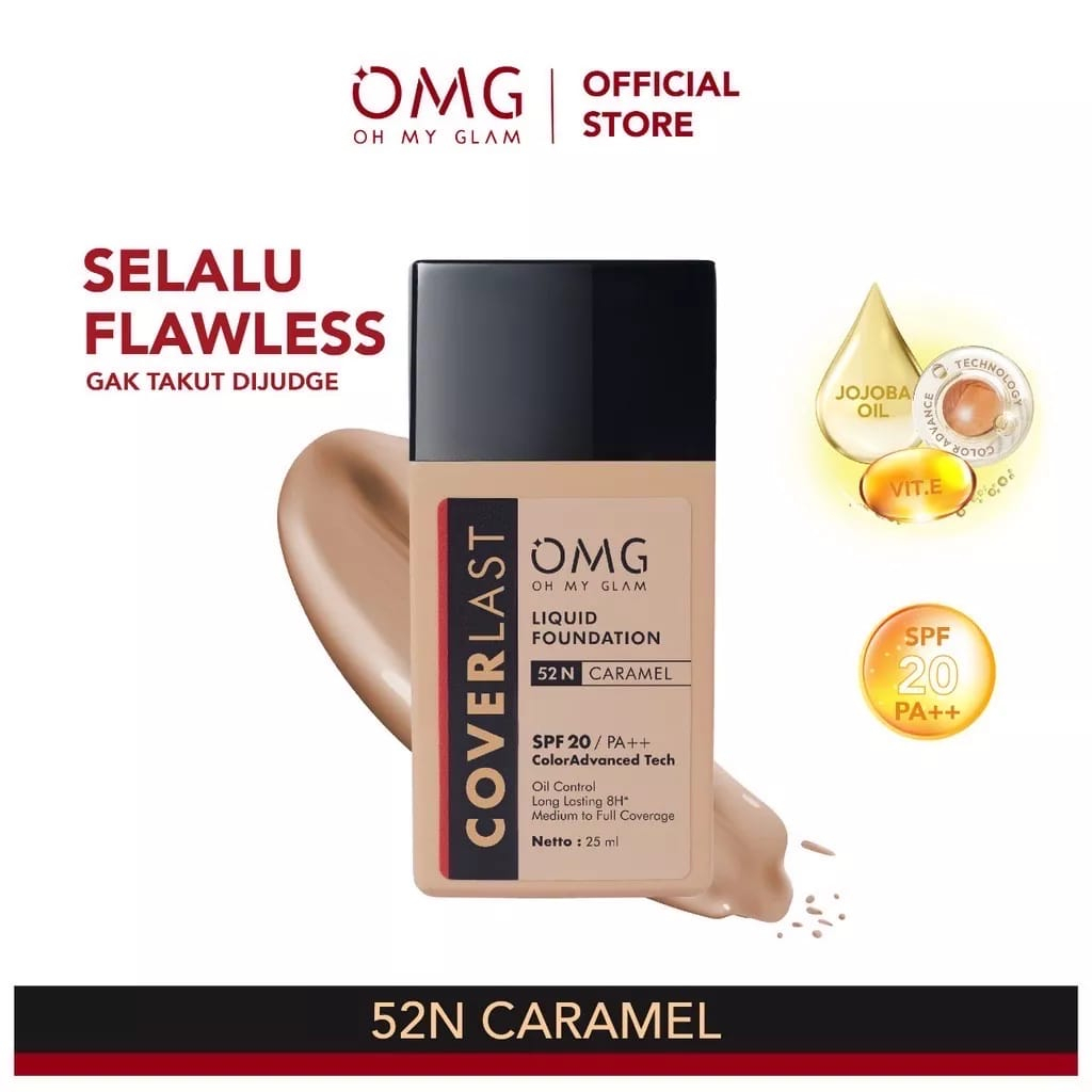 Jual [ORI & BPOM] OMG Oh My Glam Coverlast Series Indonesia | Liquid ...