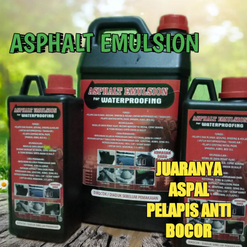 Jual ASPHAL EMULSION/ASPAL CAIR WATER PROOFING/PELAPIS/ANTI KARAT/ANTI ...