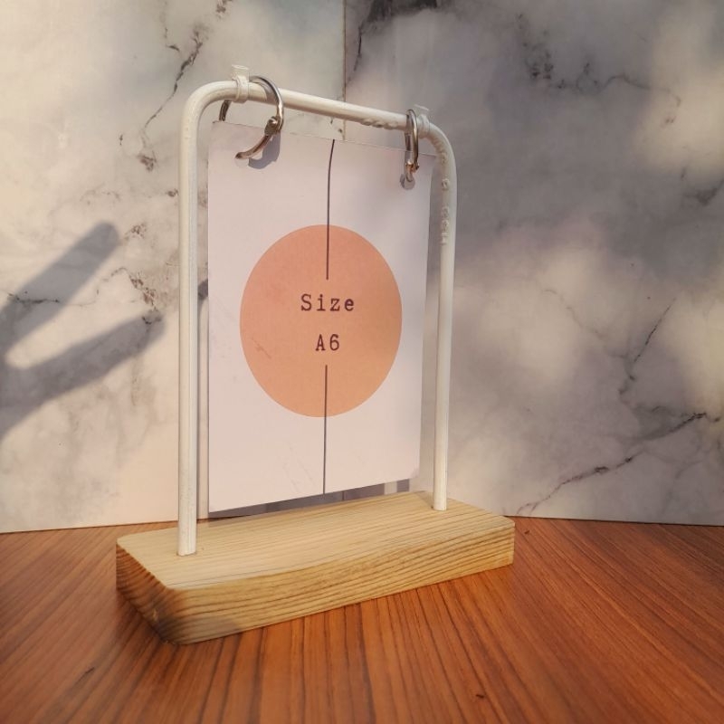 Jual stand gantungan menu meja restoran cafe aesthetic | Shopee Indonesia