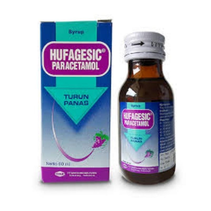 Jual hufagesic syrup sirup syr paracetamol 60ml 60 ml / botol | Shopee ...