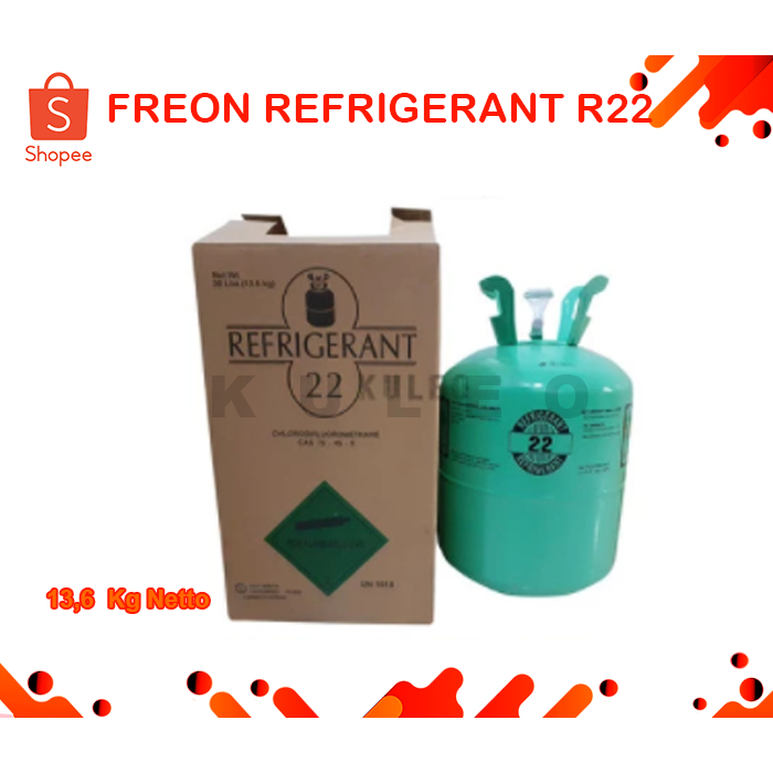 Jual Freon AC R22 REFRIGERANT 13,6 Kg / Freon Refrigerant R 22 | Shopee Indonesia
