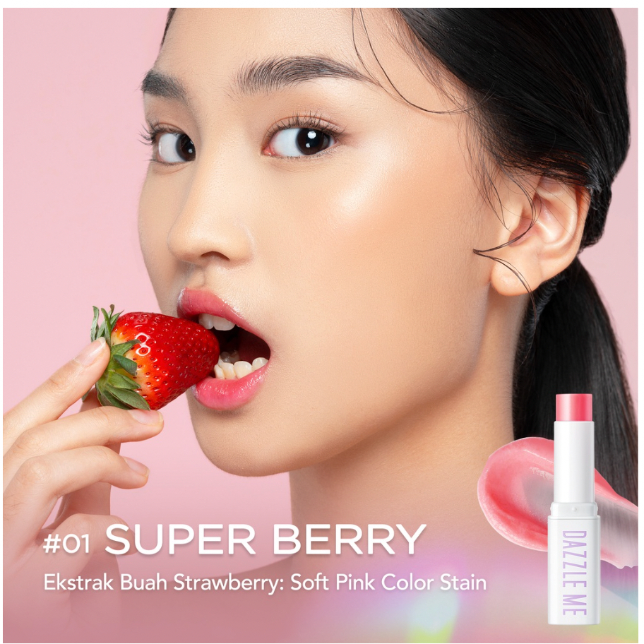 Jual DAZZLE ME Fruit Justice Lip Balm - Moisturizing Hydrating Cracked ...