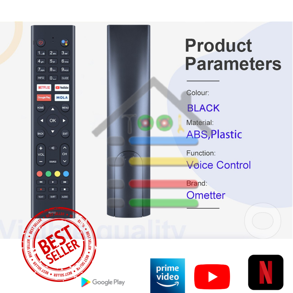 Jual REMOTE POLYTRON SMART GOOGLE TV PLT7103TR | Shopee Indonesia