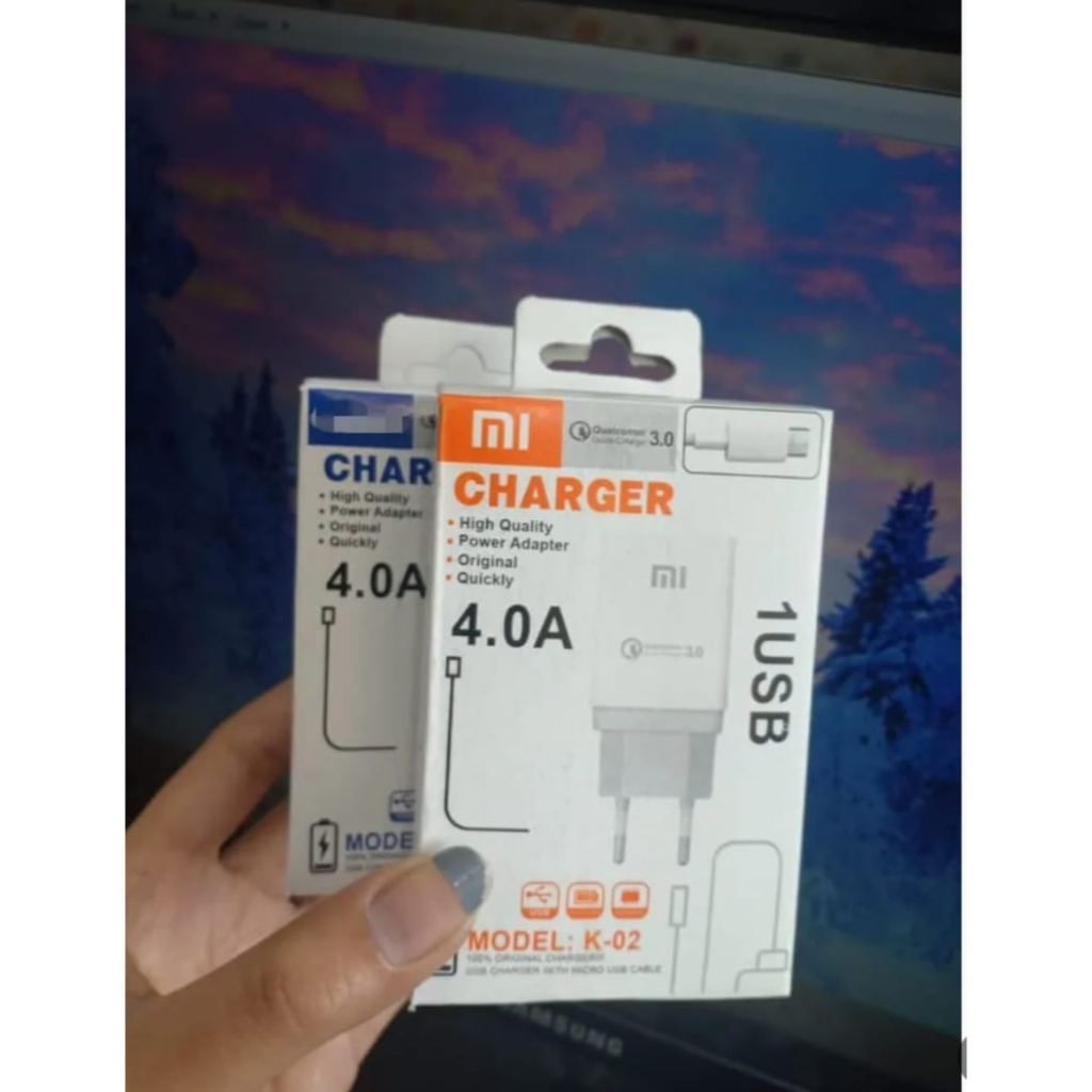 Jual CHARGER BRANDED 4.0A 1 USB QUICK CHARGER MICRO USB | Shopee Indonesia