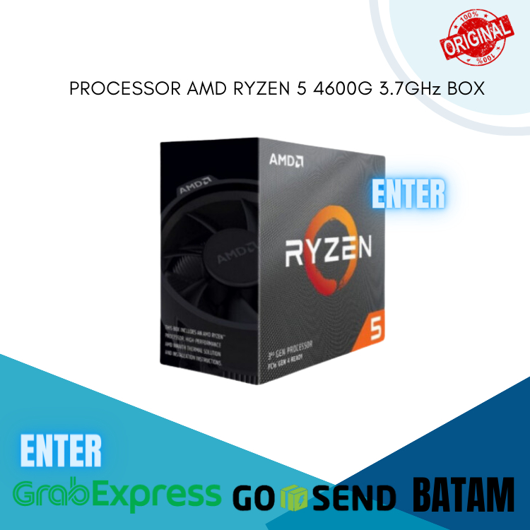 Jual PROCESSOR AMD RYZEN 5 4600G 3.7GHz BOX | Shopee Indonesia