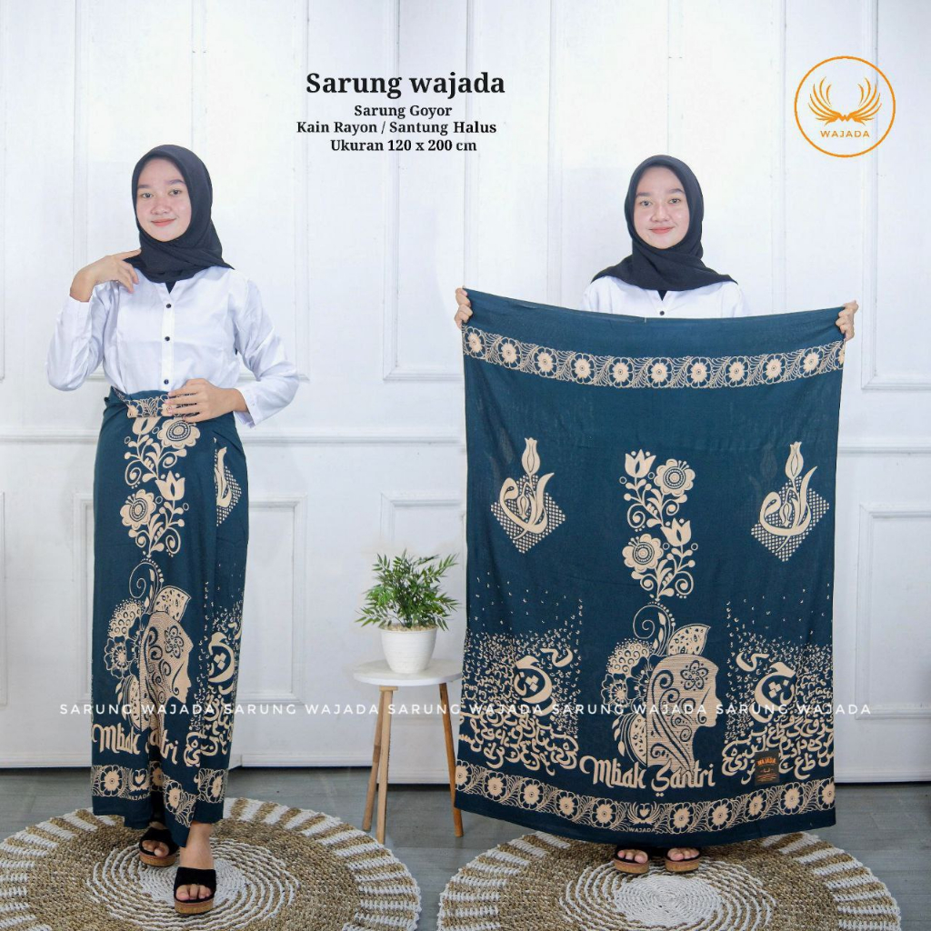 Jual ButikSetya Sarung Santri Wanita Seragam Pondok Pesantren Santri ...