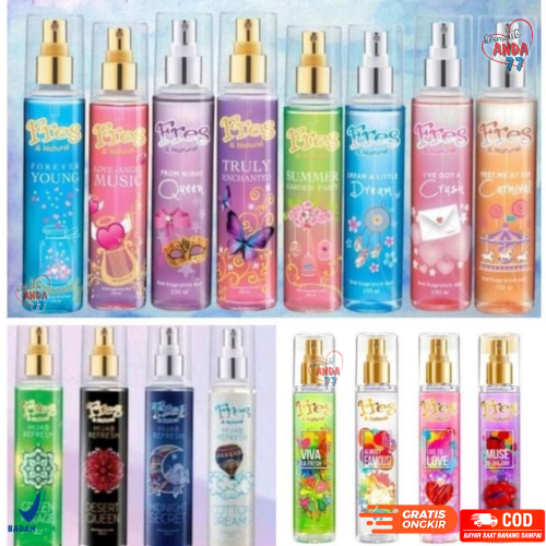 Jual Fres and Natural Hijab Refresh Body Mist Perfume Fragance(fresh ...