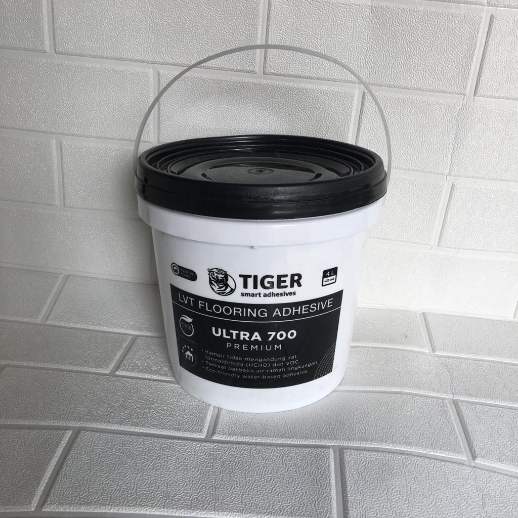 Jual LEM VINYL FLOORING LEM LANTAI VINYL TIGER ULTRA 700 ISI 4 LITER ...