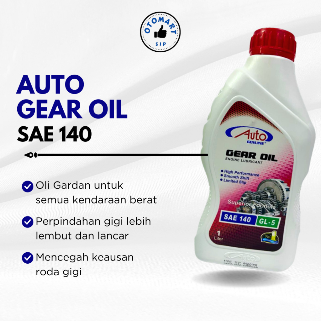 Jual Oli Gardan Auto Gear Oil 140 1 Liter | Shopee Indonesia