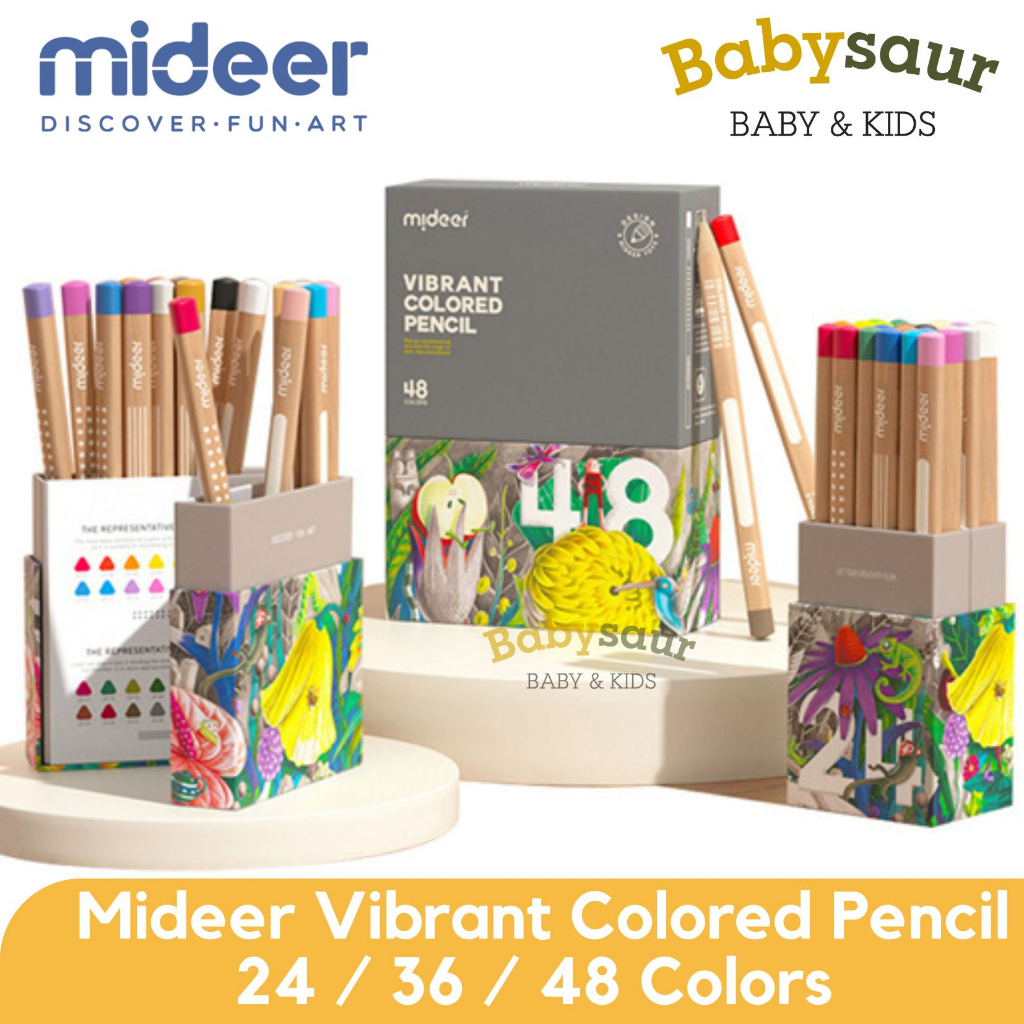 Jual Mideer Premium Vibrant Color Pencil Pensil Warna Alat Mewarnai ...