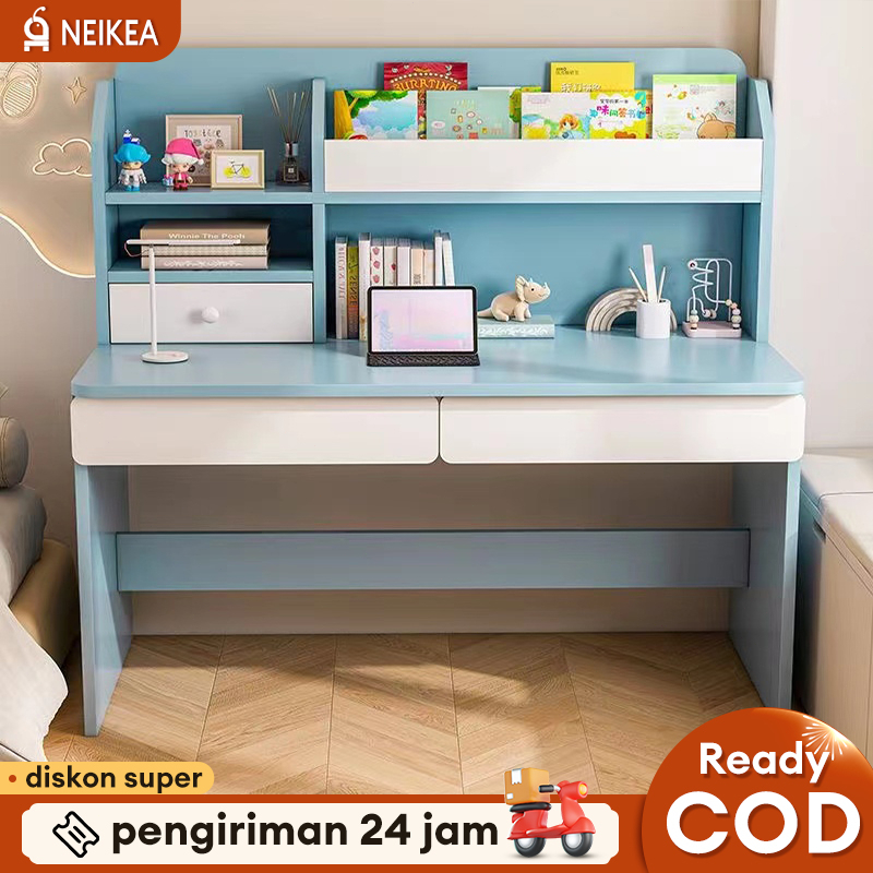 Jual 120cm Meja Tulis Minimalis Meja Belajar Anak Meja Kerja Meja anak ...