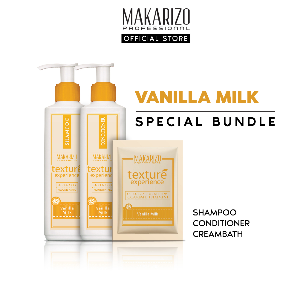 Jual BUNDLE - Texture Experience Vanilla Milk Special Bundle / Shampo ...