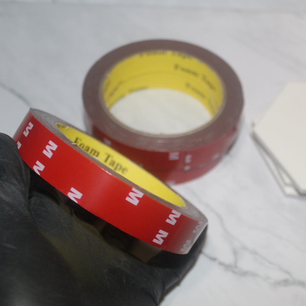 Jual Double Tape 3M Foam Merah 2cm x 4.5meter | Shopee Indonesia