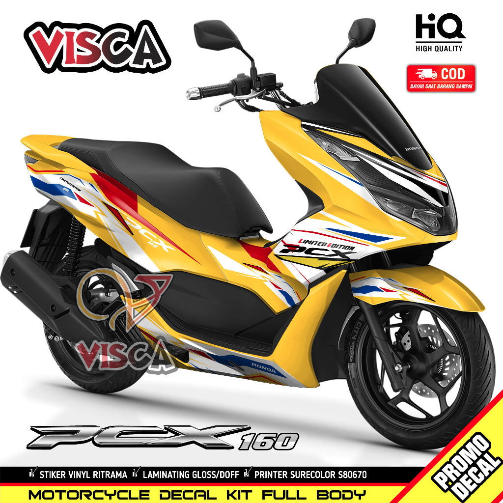 Jual (COD) Decal Pcx 160 Full Body 2021 2022 2023 Stiker Pcx 160 Full ...