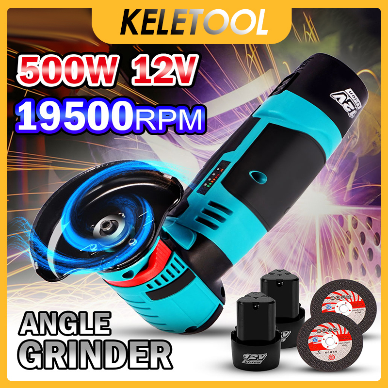 Jual Cordless Angle Grinder 12V 19500rpm Angle Grinder Mini Brushless ...