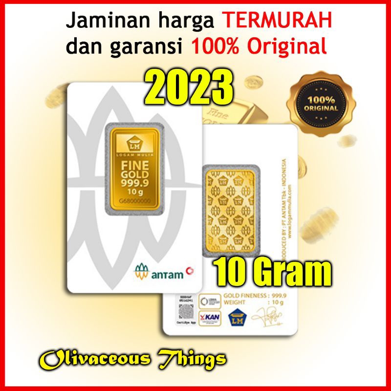 Jual LM EMAS ANTAM 10 GRAM, LOGAM MULIA TERBARU | Shopee Indonesia