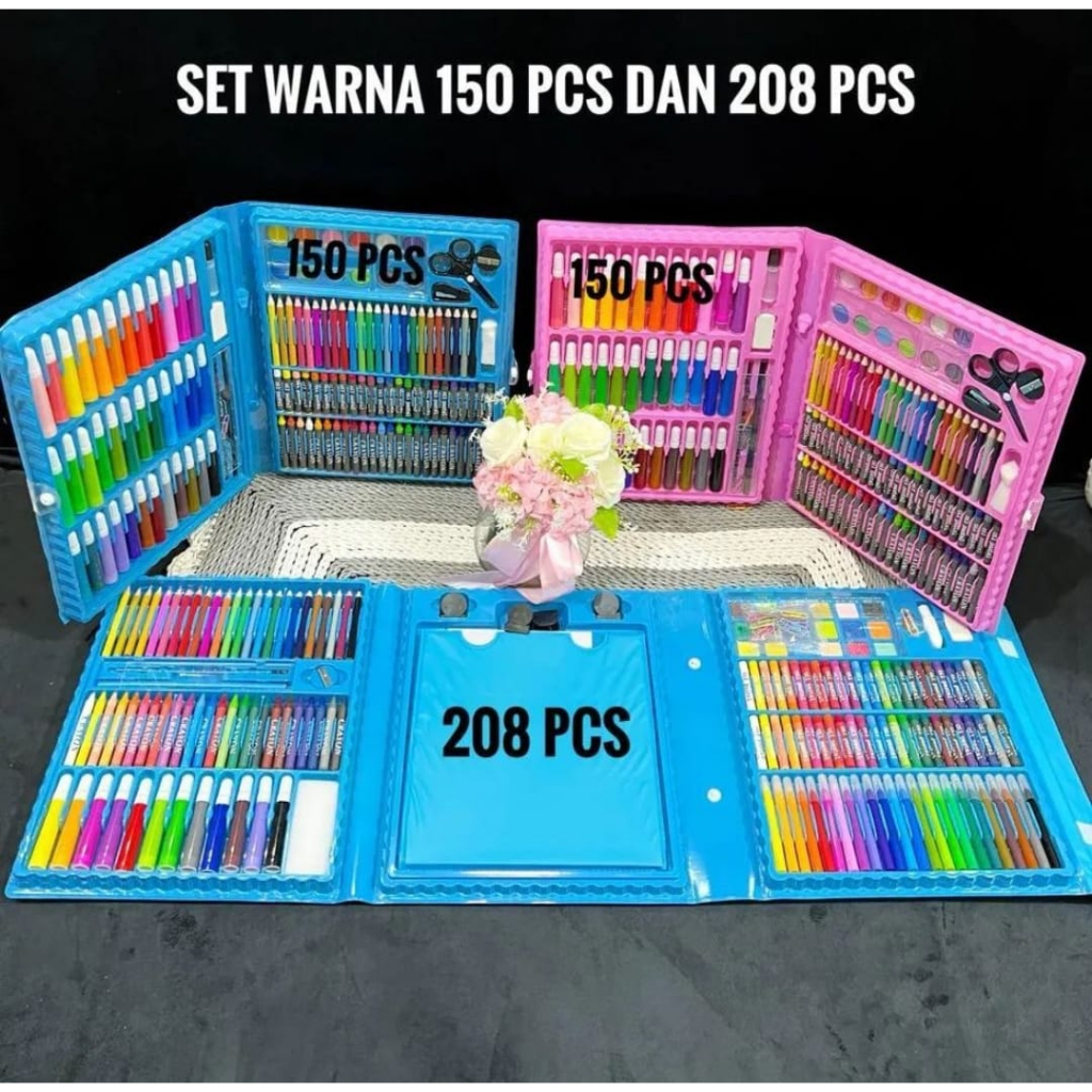 Jual Crayon set/ pewarna gambar /crayon sekolah | Shopee Indonesia