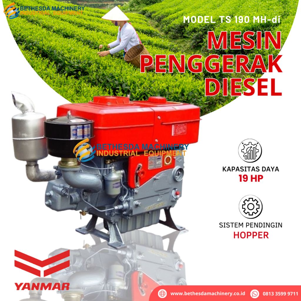 Jual Mesin Penggerak / Diesel Engine 19Hp / 19 PK YANMAR TS 190 H-di | Shopee Indonesia