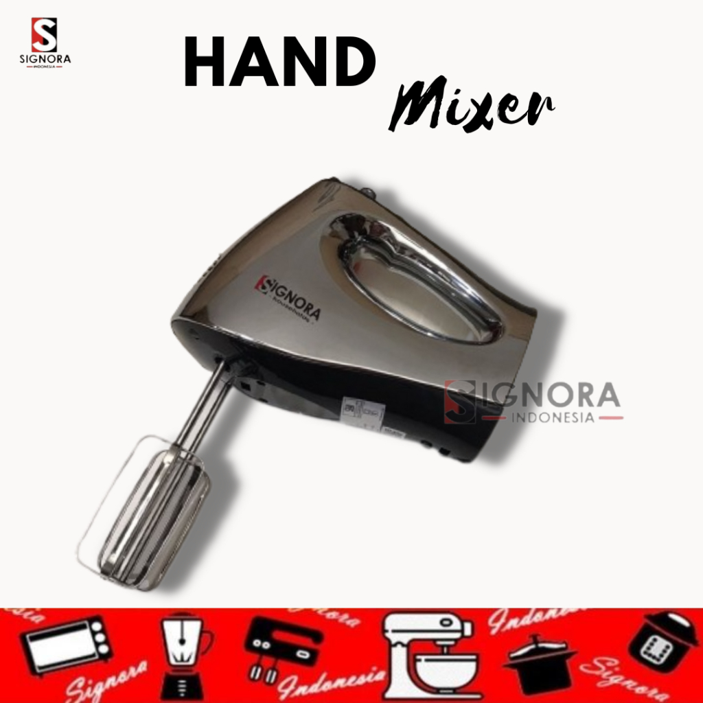 Jual Hand Mixer Signora / Hand mixer silver signora plus hadiah ...
