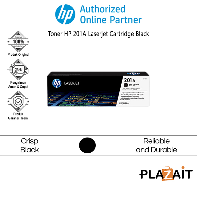 Jual HP Toner 201A Black LaserJet Cartridge CF400A Original & Baru ...