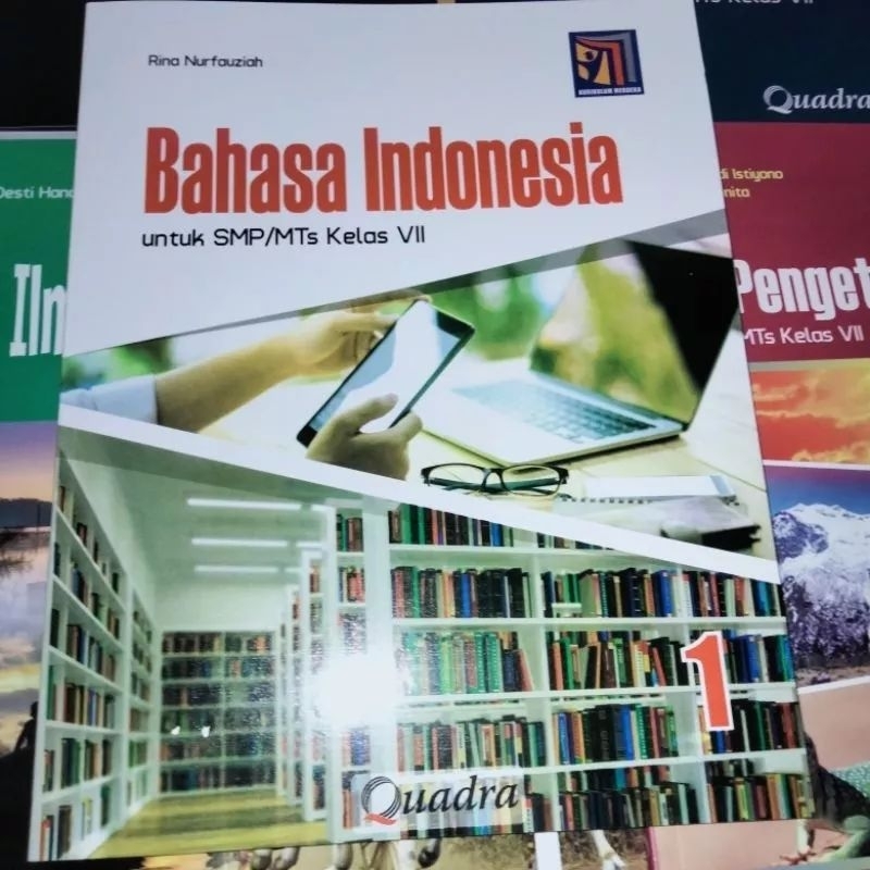 Jual Buku Paket Bahasa Indonesia SMP Quadra Kelas 7 Kurikulum Merdeka | Shopee Indonesia