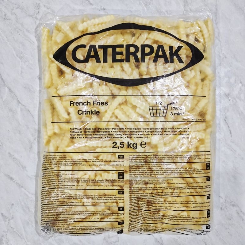 Jual McCain French Fries Crinkle Cut Kentang Crinkle Cut 2,5kg | Shopee ...