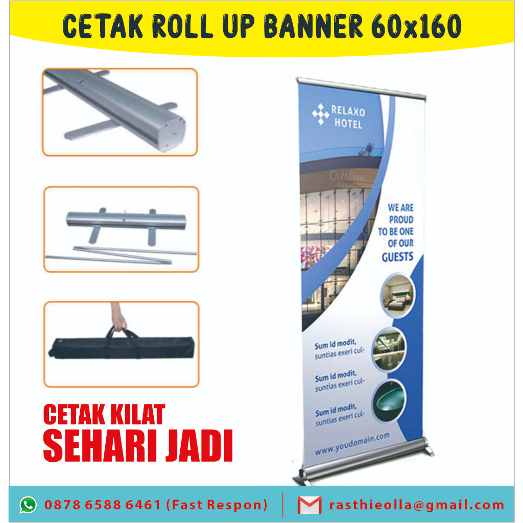 Jual CETAK ROLL UP BANNER 60x160 | Shopee Indonesia Jual CETAK ROLL UP BANNER 60x160 | Shopee Indonesia