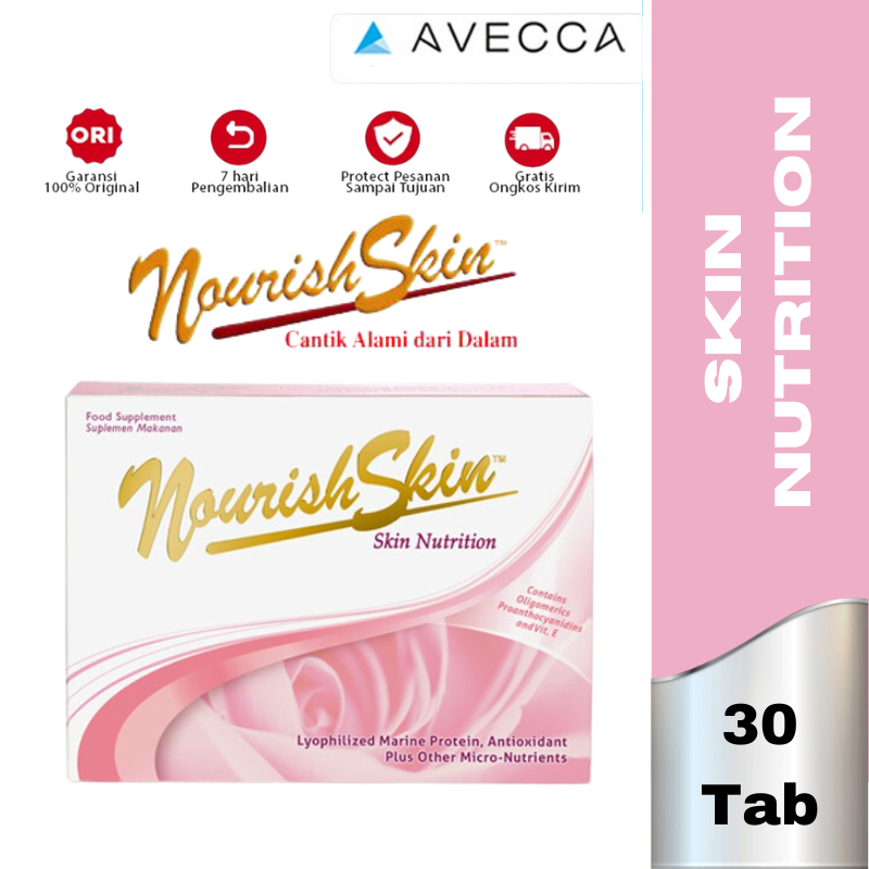 Jual Nourish Skin 30 Tablet / Vitamin Kulit / Perawatan Kulit | Shopee ...