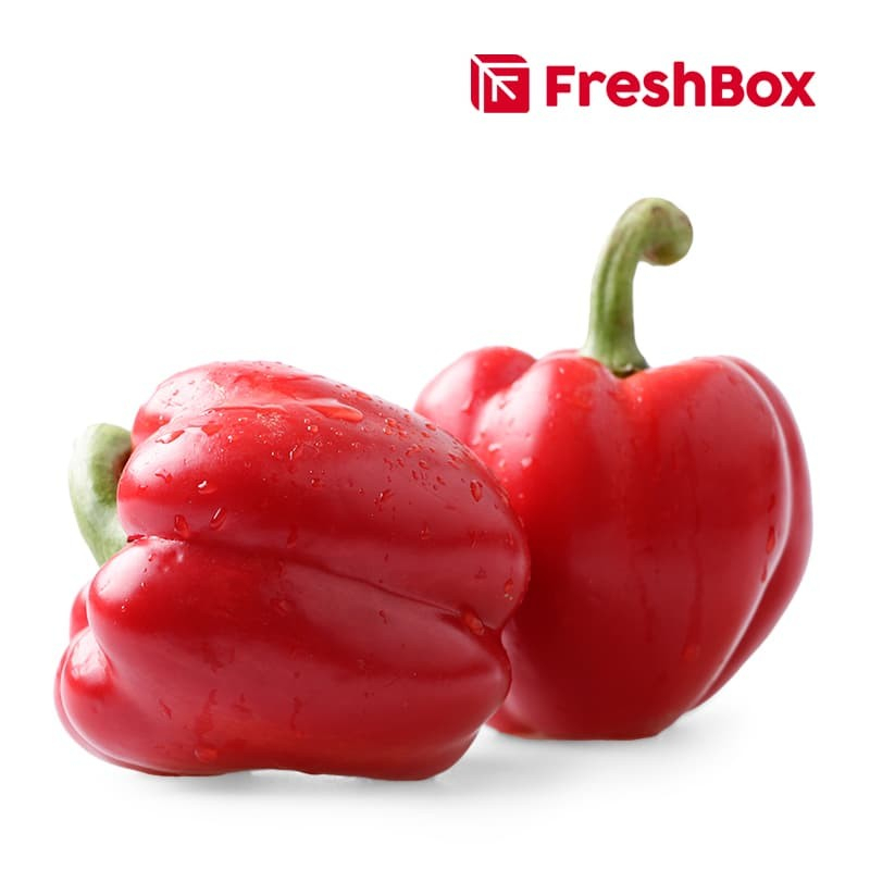 Jual Paprika Merah Hidroponik 140-200gr (pck) Freshbox | Shopee Indonesia