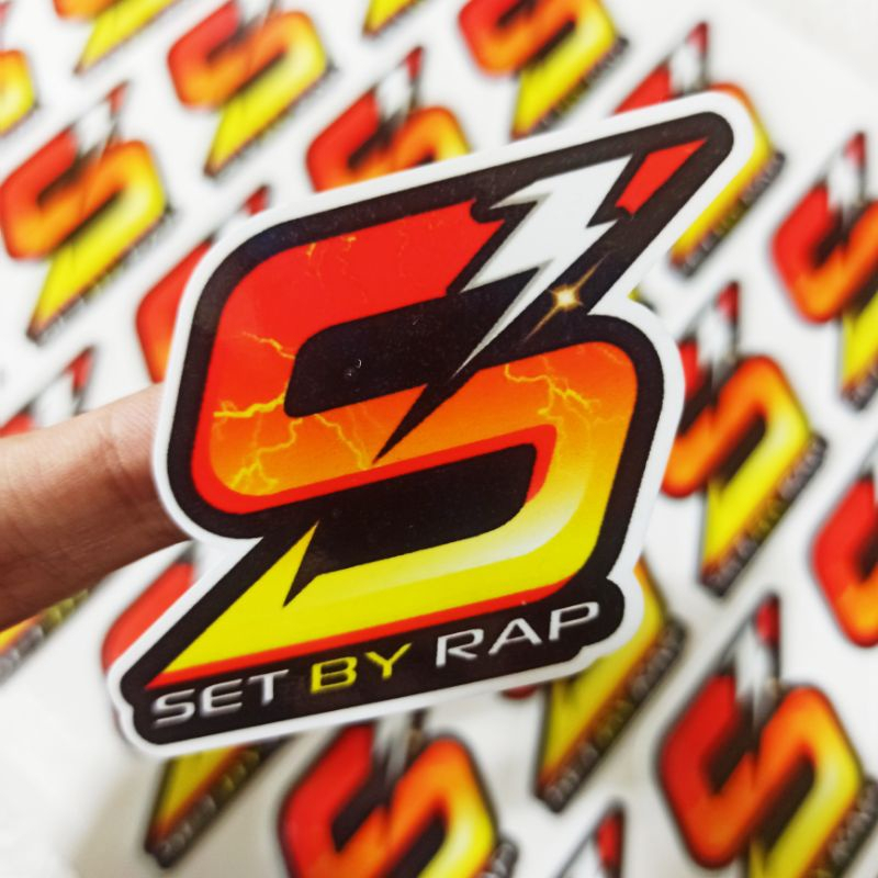 Jual Stiker Set By Rap Original Sticker Viral Kalimantan Setbyrap Piw ...