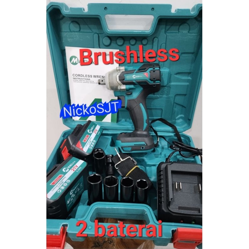 Jual bisa utk buka ban mobil RYU atau modern M65 Cordless Impact Wrench ...