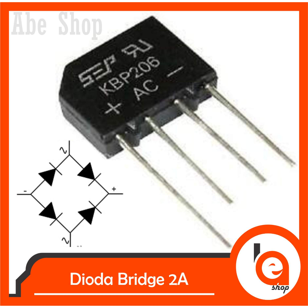 Jual Dioda Jembatan KBP210 2A Silicon Bridge Rectifier Taiwan SEP LCD ...