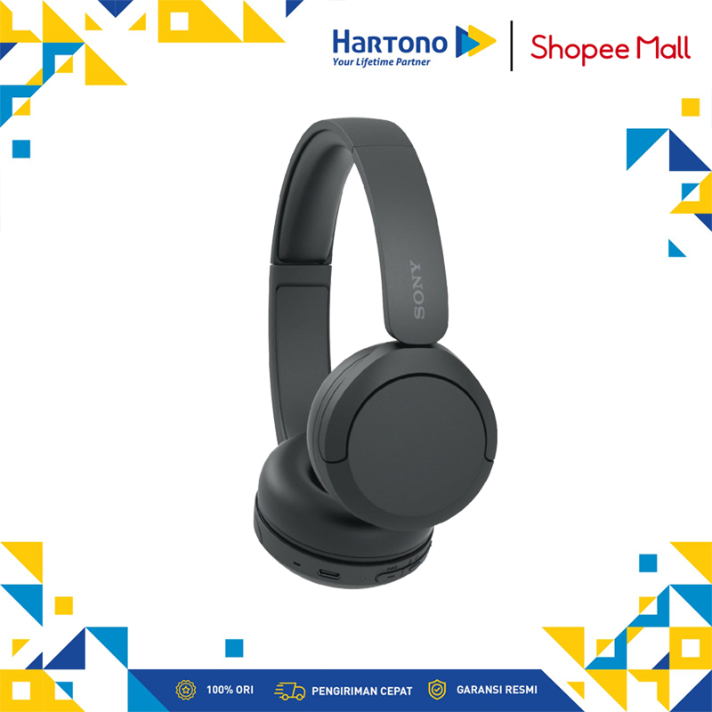 Jual Sony On ear Wireless Headphone WH-C520 Black WH-CH520/B | Shopee ...