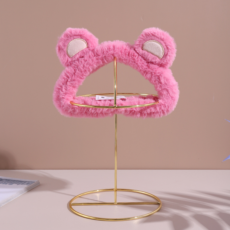 Jual Ximivogue Headband Bando untuk Makeup Cuci Wajah Pink Muda Bear ...