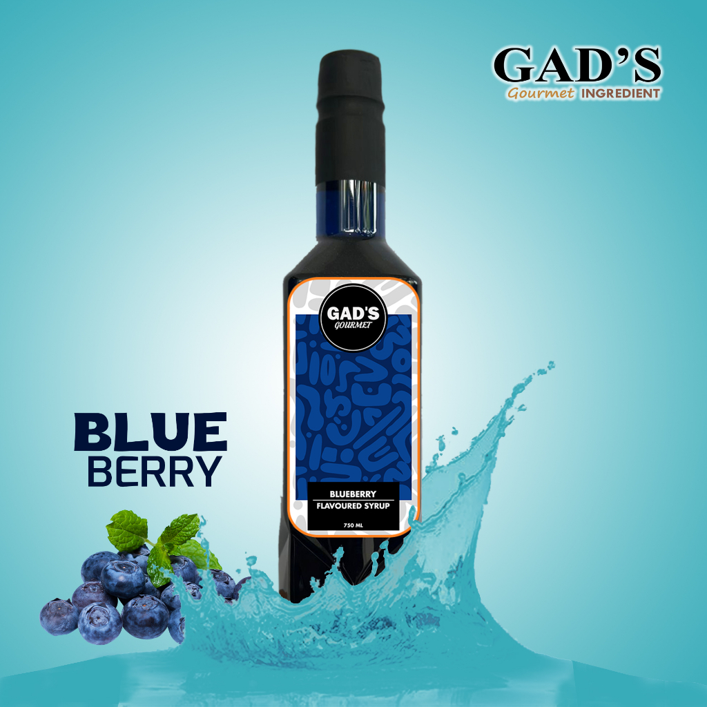 Jual Syrup Blueberry Gad's Gourmet 750ml | Shopee Indonesia