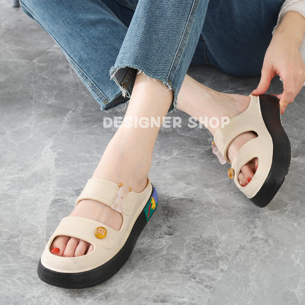 Jual Sandal Wanita Ban Dua Terbaru Sendal Selop DIY | Shopee Indonesia