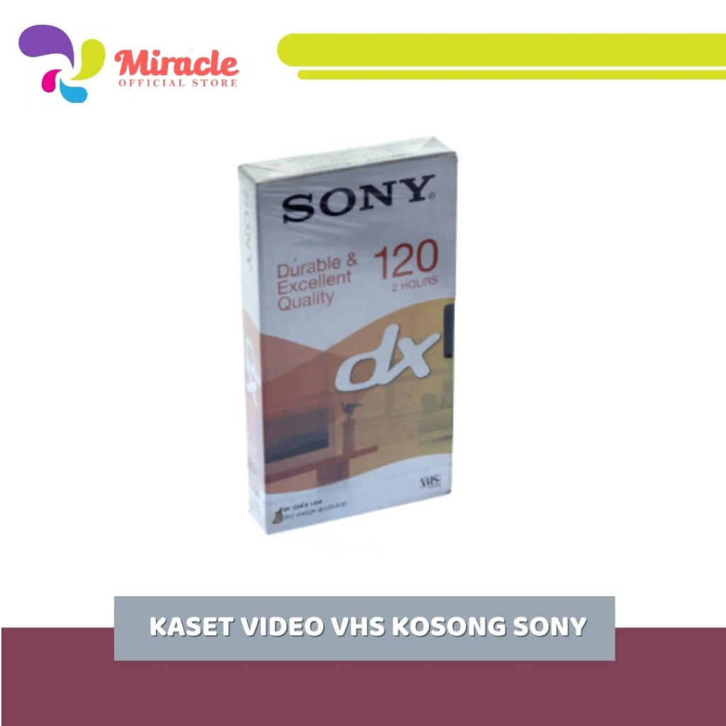 Jual Kaset video VHS kosong SONY VHS | Shopee Indonesia