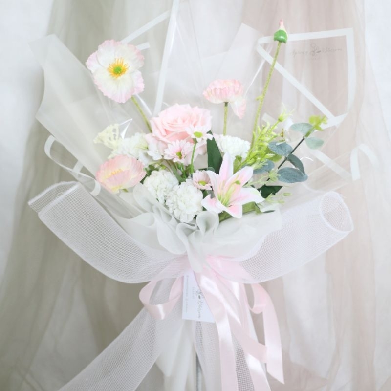 Jual buket bunga artificial / buket bunga palsu kode: YURI | Shopee ...