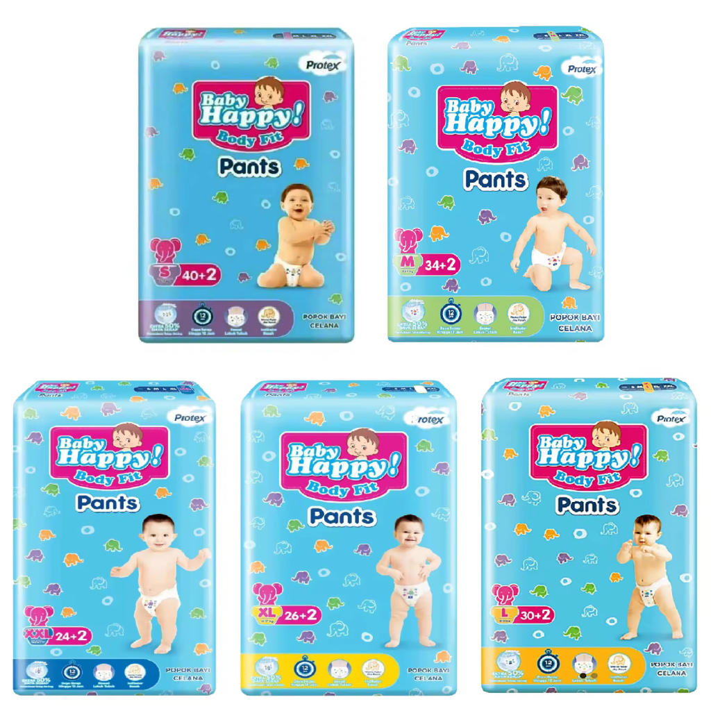 Jual Baby Happy Pants {S38/M32/L28/XL26/XXL24} | Shopee Indonesia